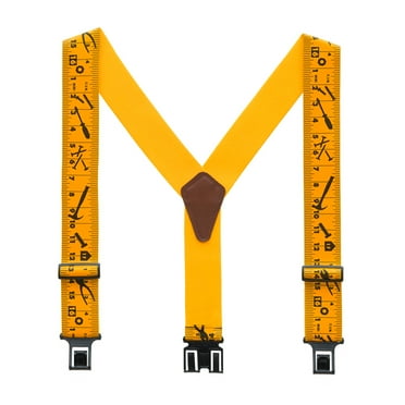 Custom Leathercraft 110RUL 2" Ruler Heavy-Duty Elastic Suspenders ...