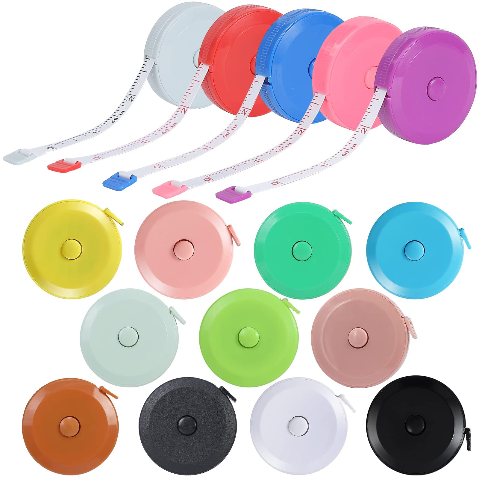 Tape Measure, Soft Retractable Measuring Tape 60-Inch/150cm Double ...