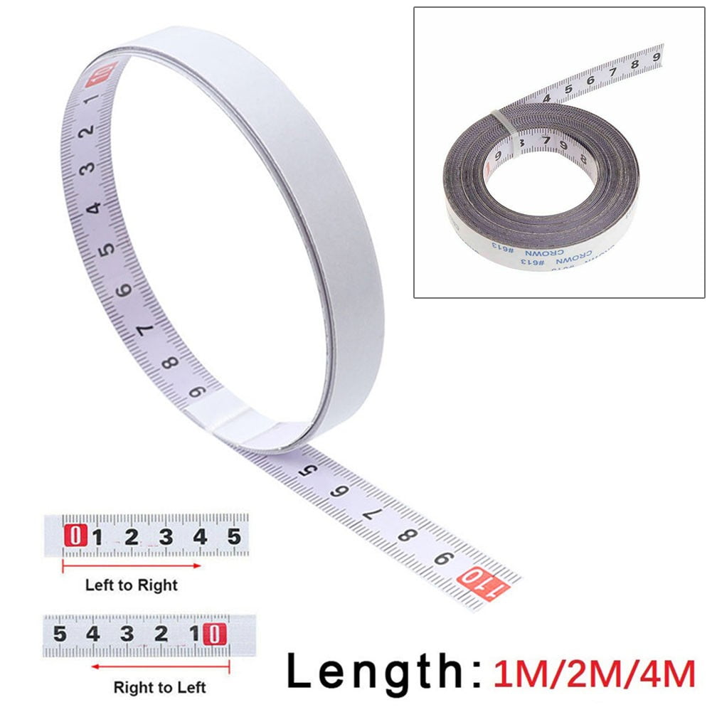 Tape Measure Steel Tape Ruler Metric Scale 1 2 4M Length For Router ...