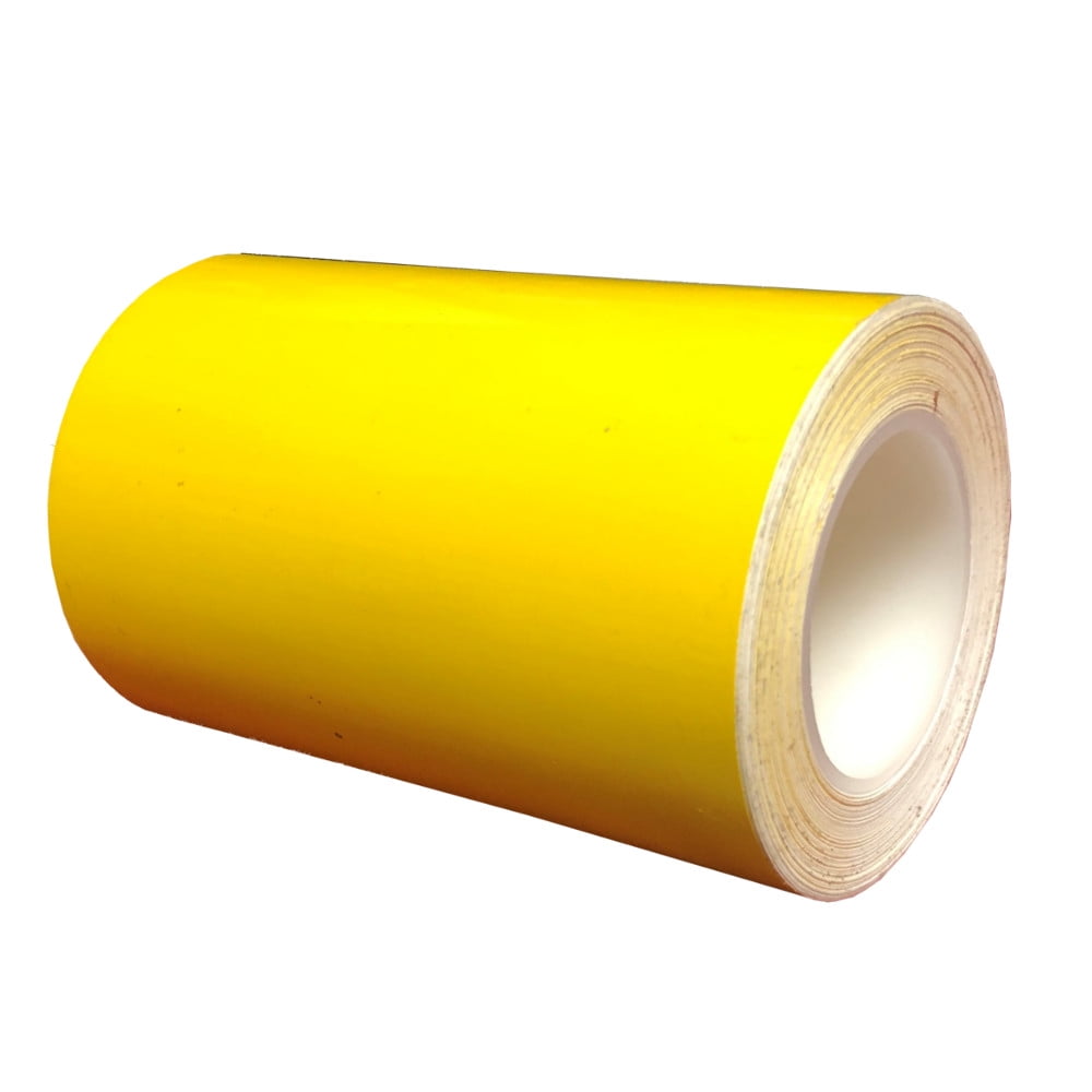 Tape Planet 3 mil 4" x 10 yard Roll Yellow Outdoor Vinyl Tape - Walmart.com