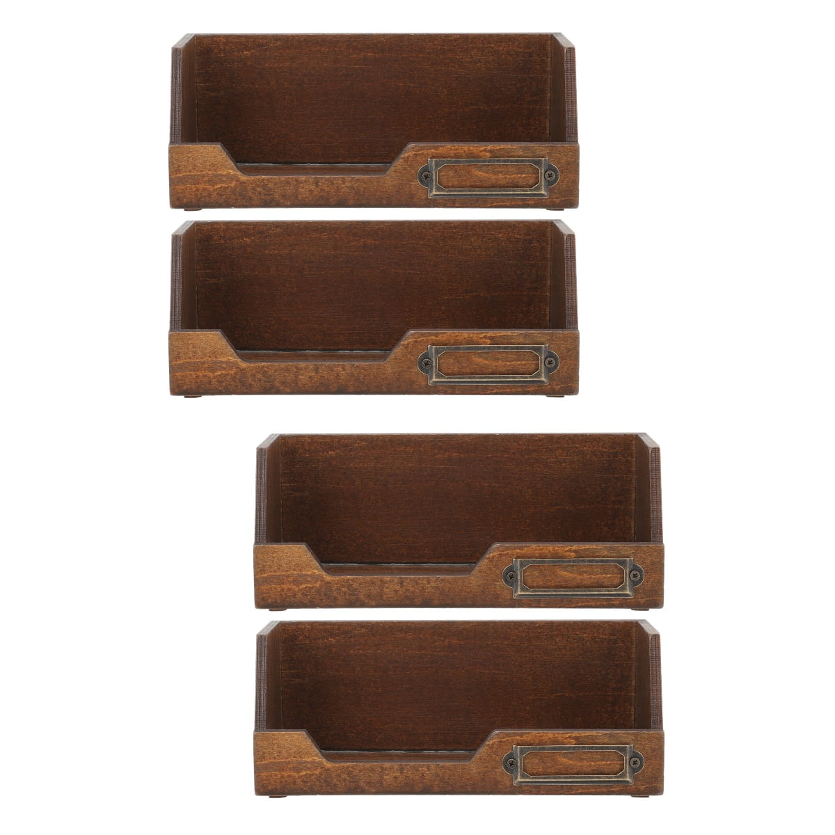 Tape Storage Box Household Wood Boxes Wooden Container No Cover ...