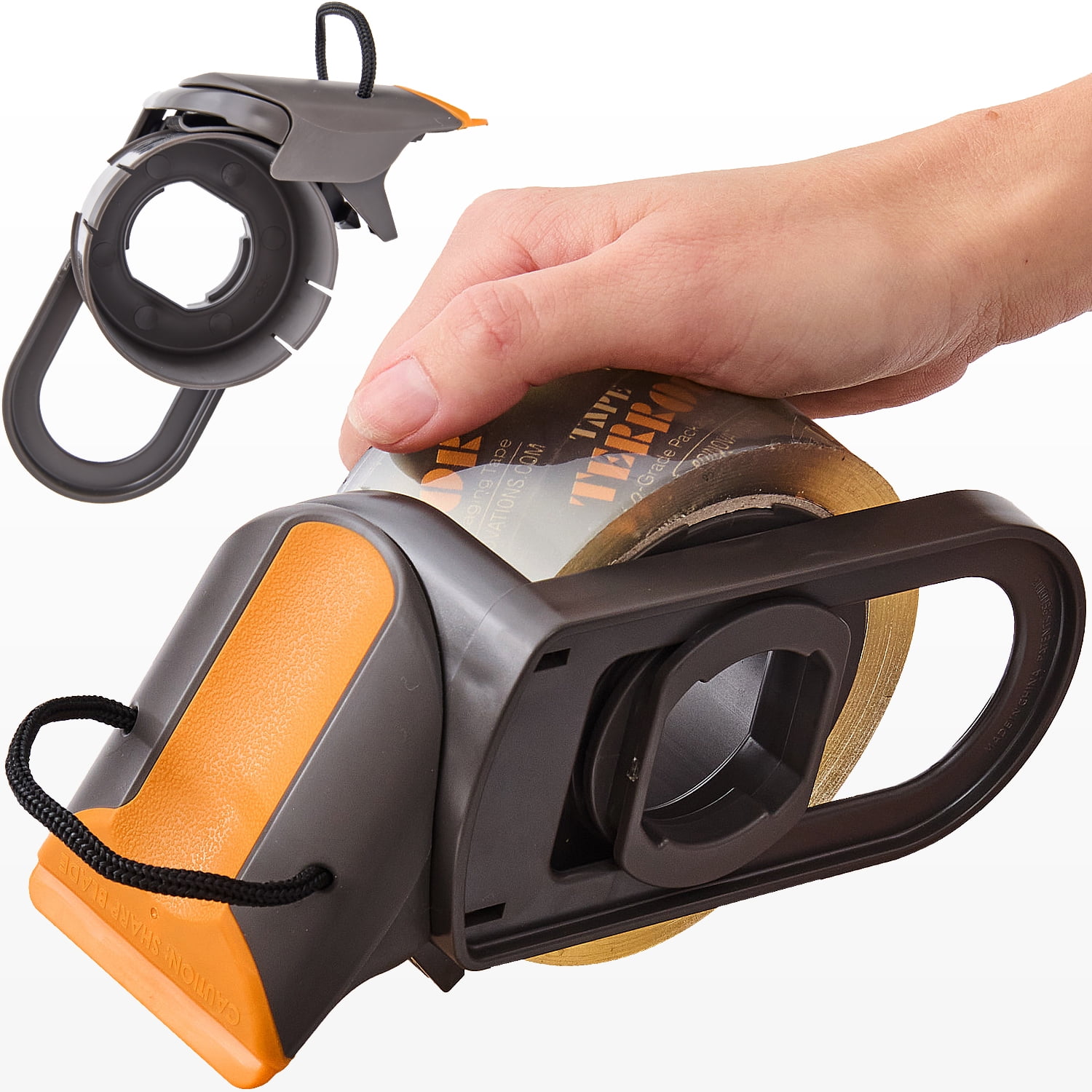 Tape Terror Professional Grade Packing Tape Dispenser, Features Razor ...