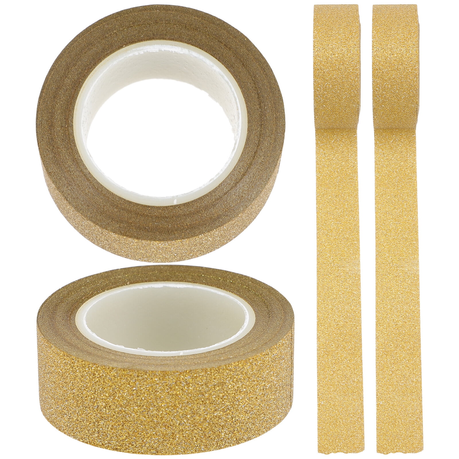 Tape Washi Decorative Tapes Golden Glitter Gift Set Craft Adhesive ...