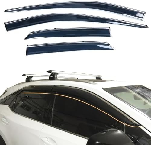 Tape on Window Visor Deflectors, Compatible with 2016-2022 Lexus RX350 ...