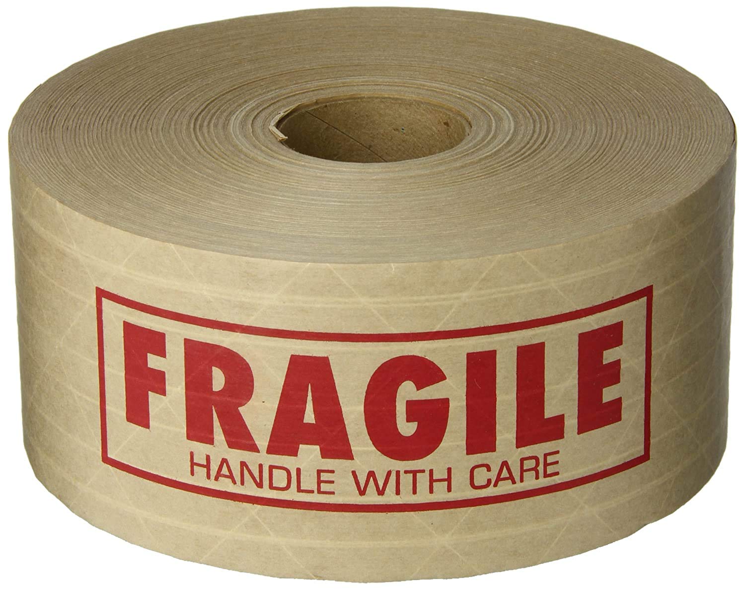 TapeCase, 150KPT-2, Fragile Printed Kraft Tape, Water Activated ...
