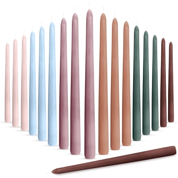 Taper Candles 10 Inch (H) Dripless Tapered Smokeless Long Tall ...