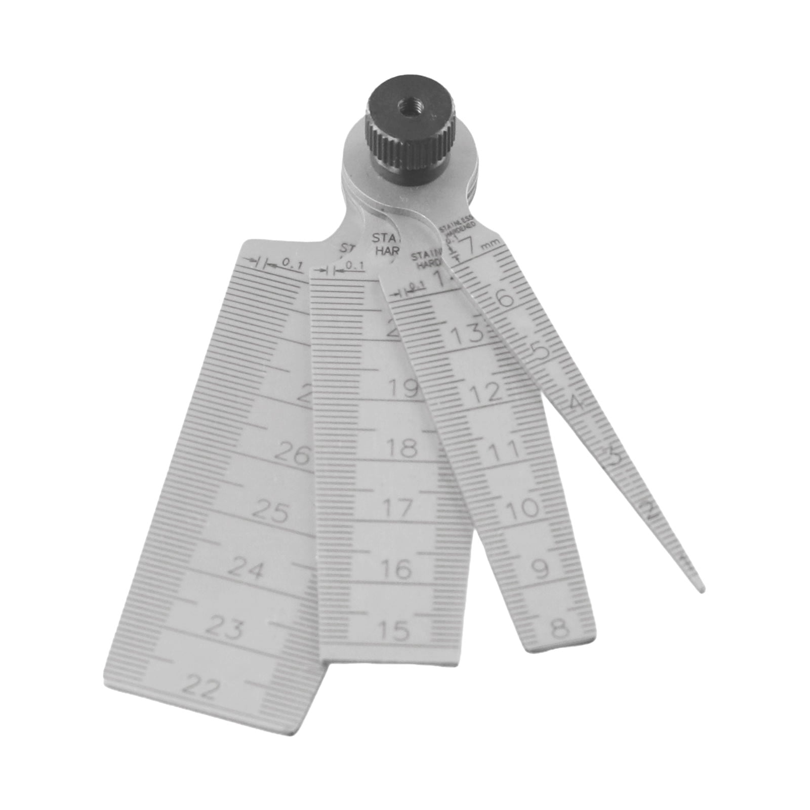 Taper Gage High Precision Stainless Steel Wedge Feeler Measuring Tool 0 ...
