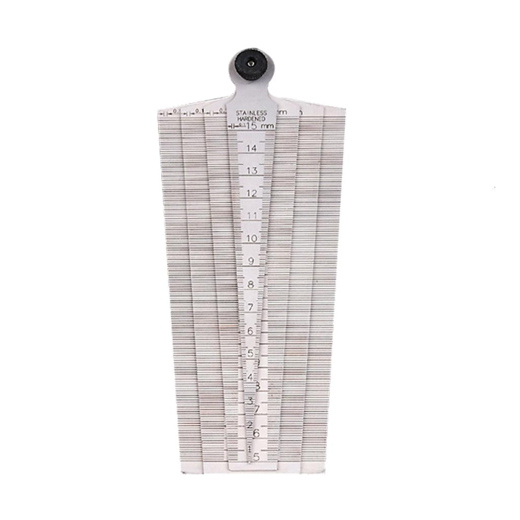 Taper Gauge Depth Gap Ruler Wedge Feeler Dia Measurement Tools Hole ...