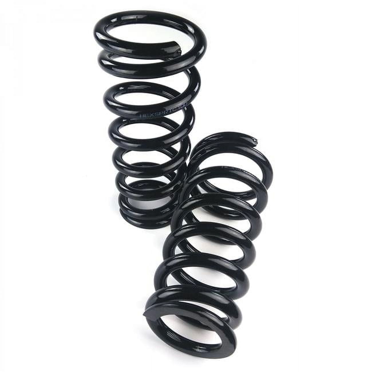Tapered Coilover Spring Set for GM - 10 in. 500 lbs 2.5 in. I D Flat x ...