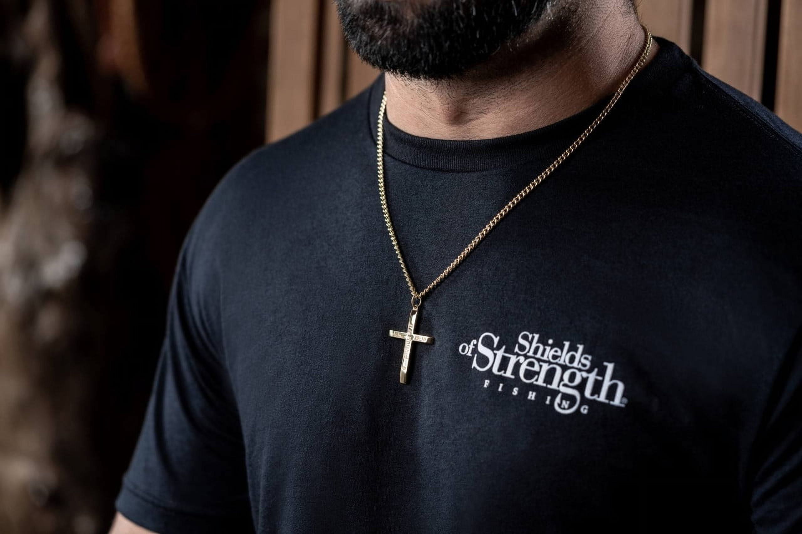 Tapered Cross Necklace Gold Plated or Stainless Steel John 19:30 ...