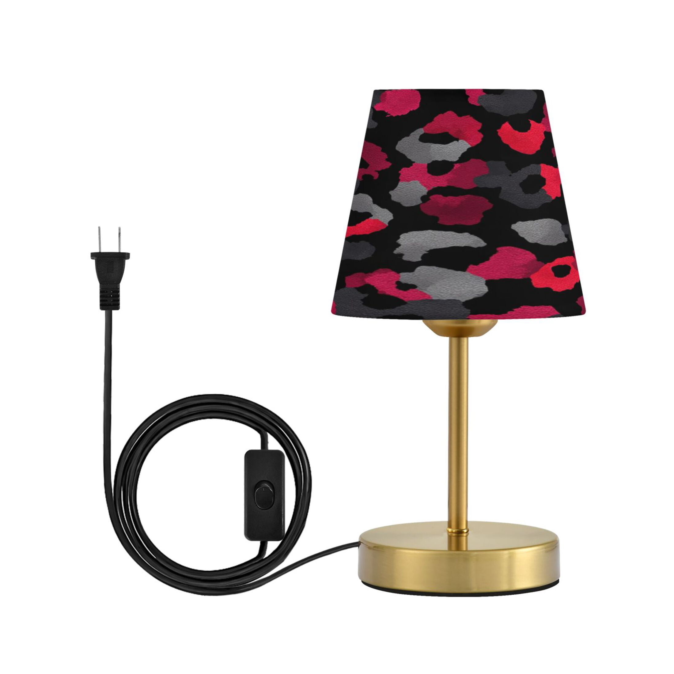 Tapered Desk Lamp with Antique Brass Base Table Lamps Dimmable LED Bulb ...
