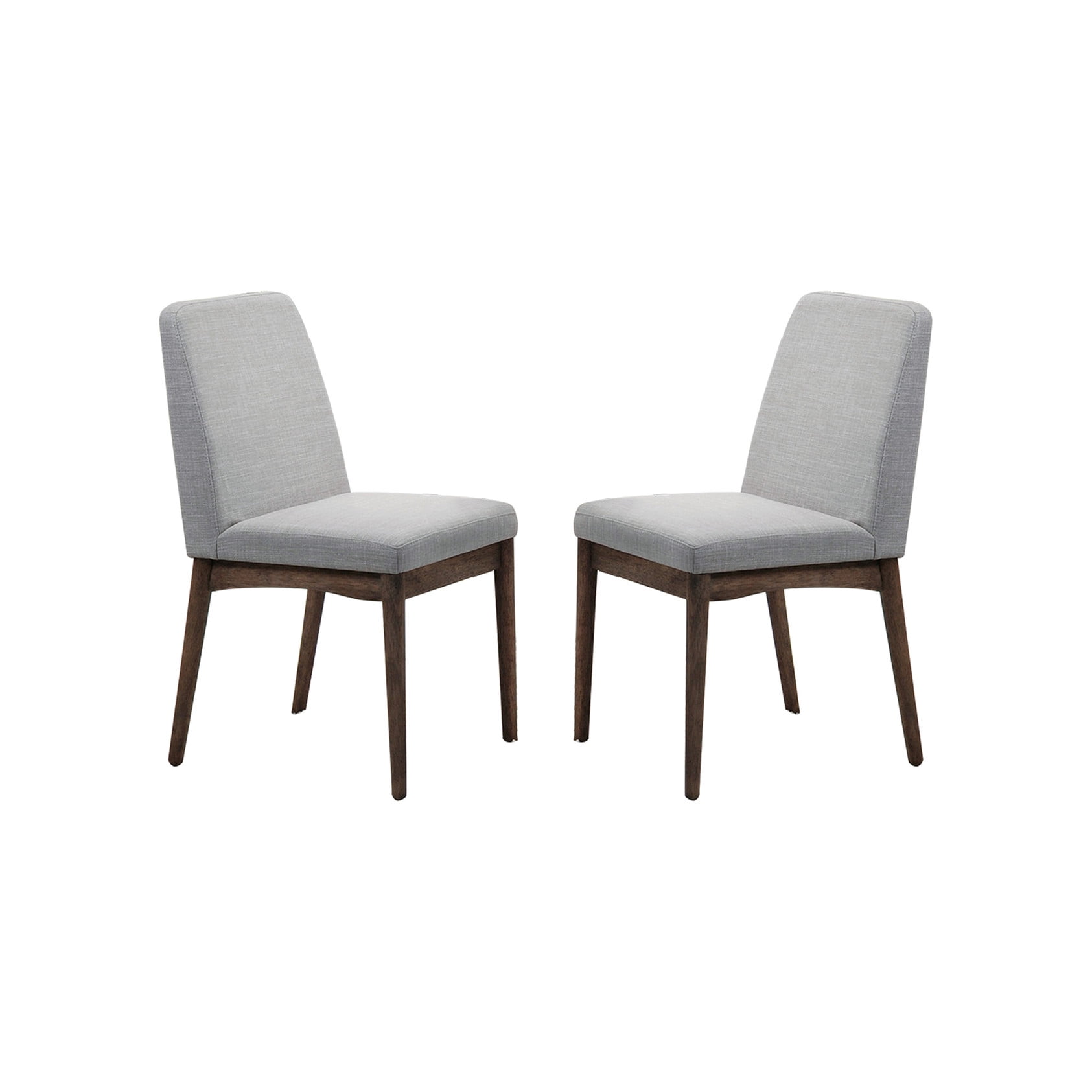 Tapered Legs Grey Chairs / Comfortable Dining Room Seating - Walmart.com