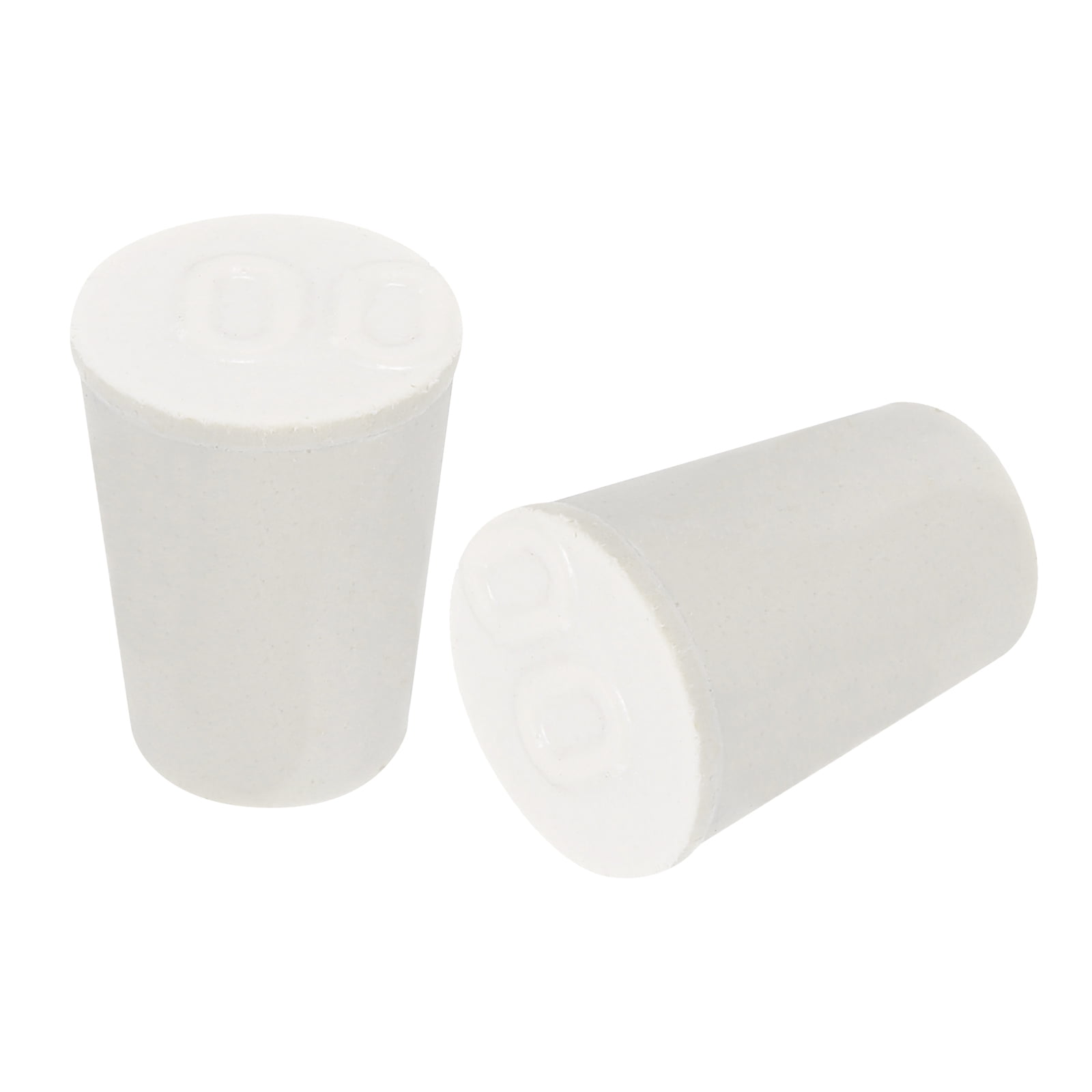 Tapered Shaped Solid Rubber Stoppers 11mm to 15mm, 6 Pack Lab Rubber ...