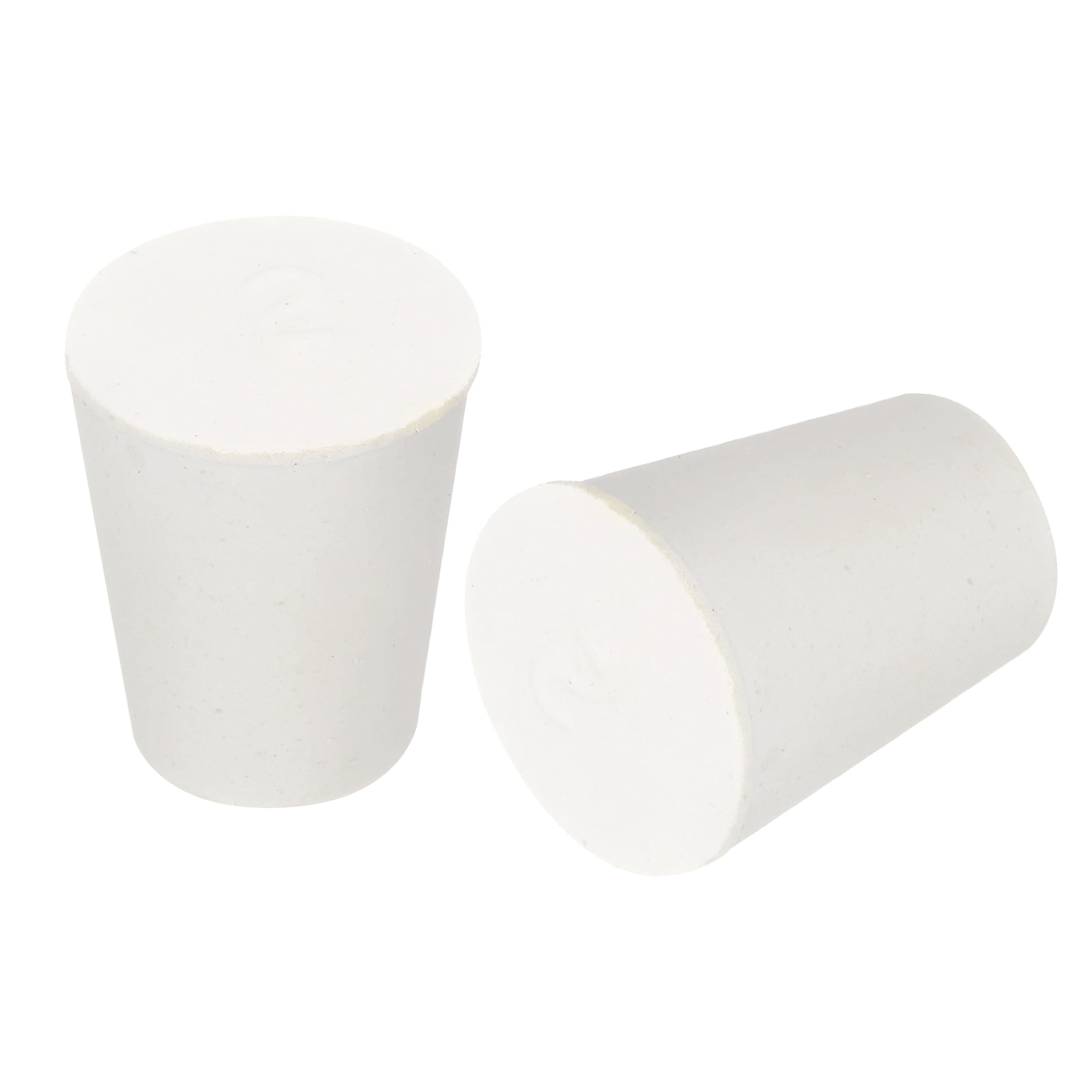 Tapered Shaped Solid Rubber Stoppers 15mm to 21mm, 6 Pack Lab Rubber ...