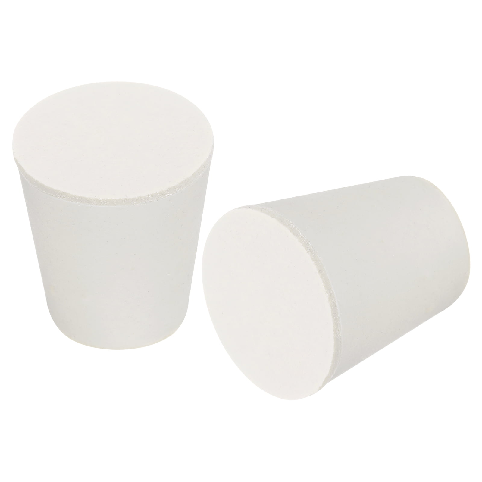 Tapered Shaped Solid Rubber Stoppers 19mm to 26mm, 14 Pack Lab Rubber ...
