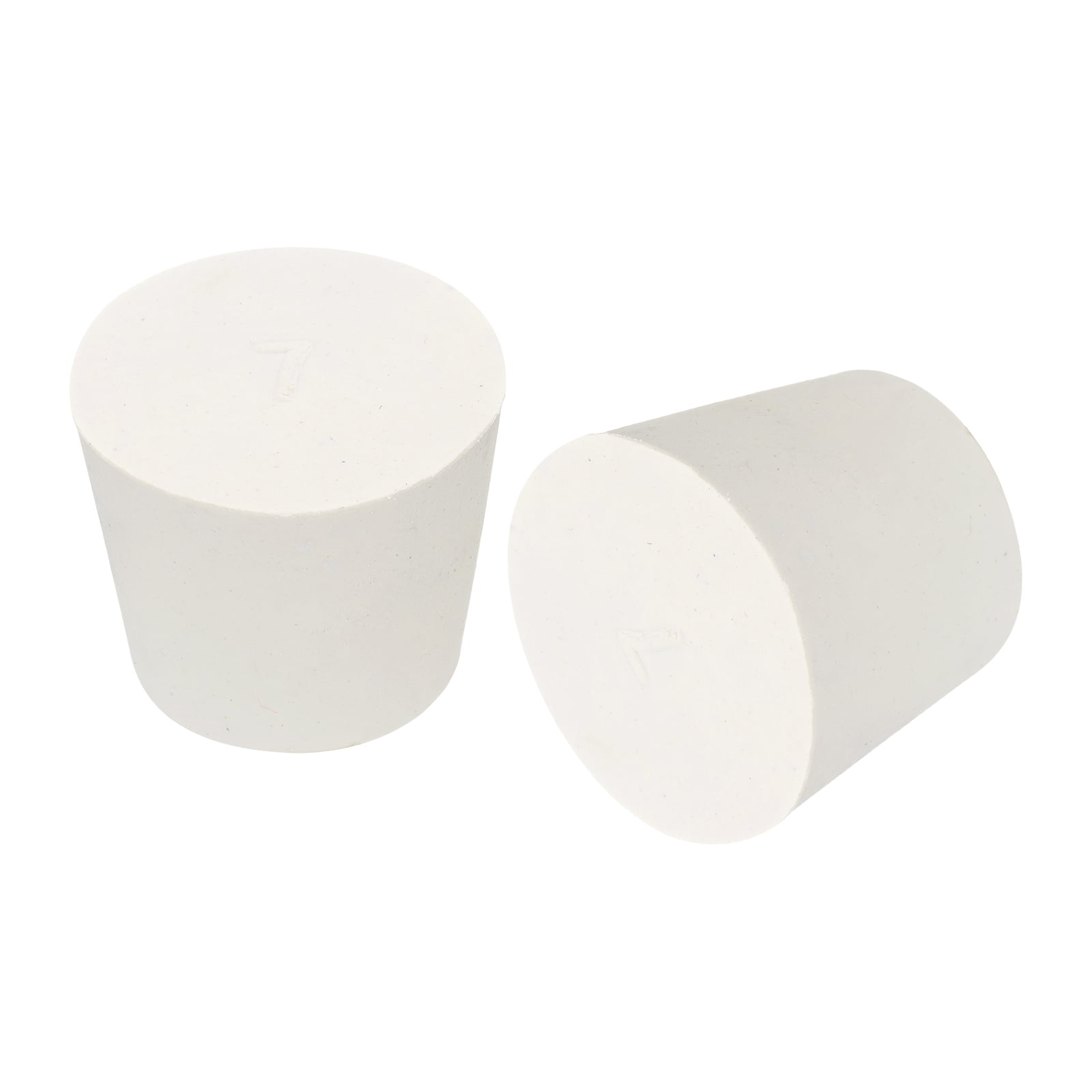 Tapered Shaped Solid Rubber Stoppers 29mm to 37mm, 14 Pack Lab Rubber ...