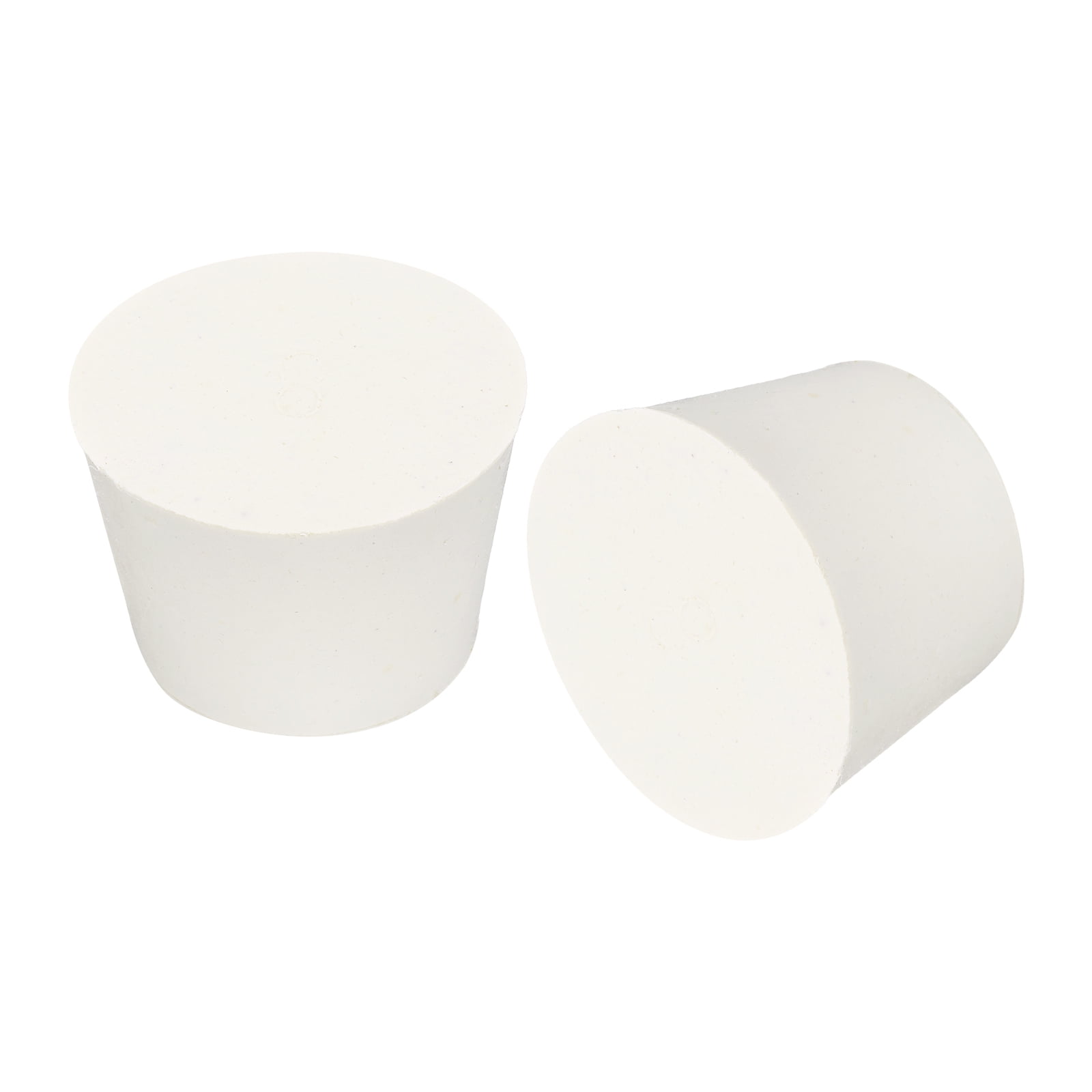 Tapered Shaped Solid Rubber Stoppers 33mm to 42mm, 6 Pack Lab Rubber ...