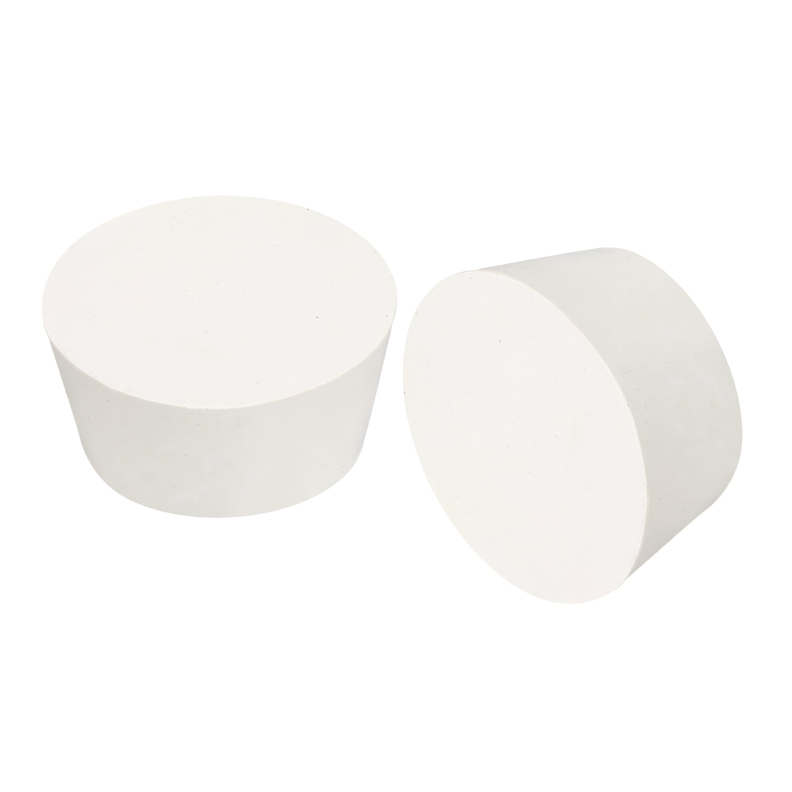 Tapered Shaped Solid Rubber Stoppers 68mm to 81mm, 2 Pack Lab Rubber ...
