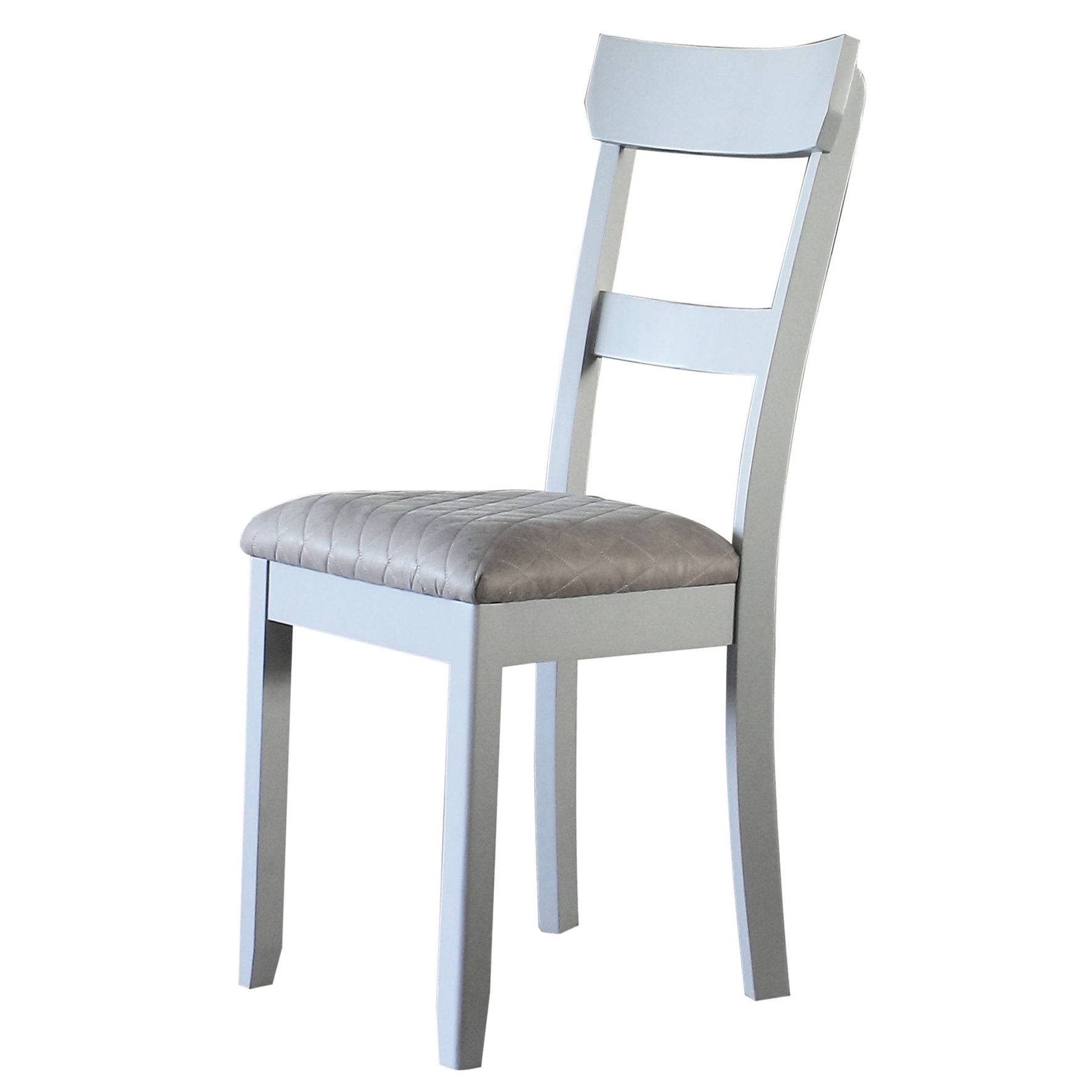 Tapered Wooden Legs Style / Dining Room Addition / Two Grey Ladder Back ...