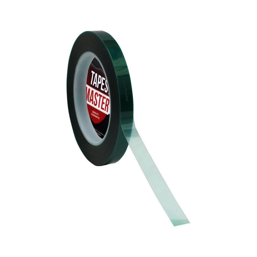 Tapes Master 3/8" x 72 yds - 2 Mil Green Polyester Powder Coating High ...