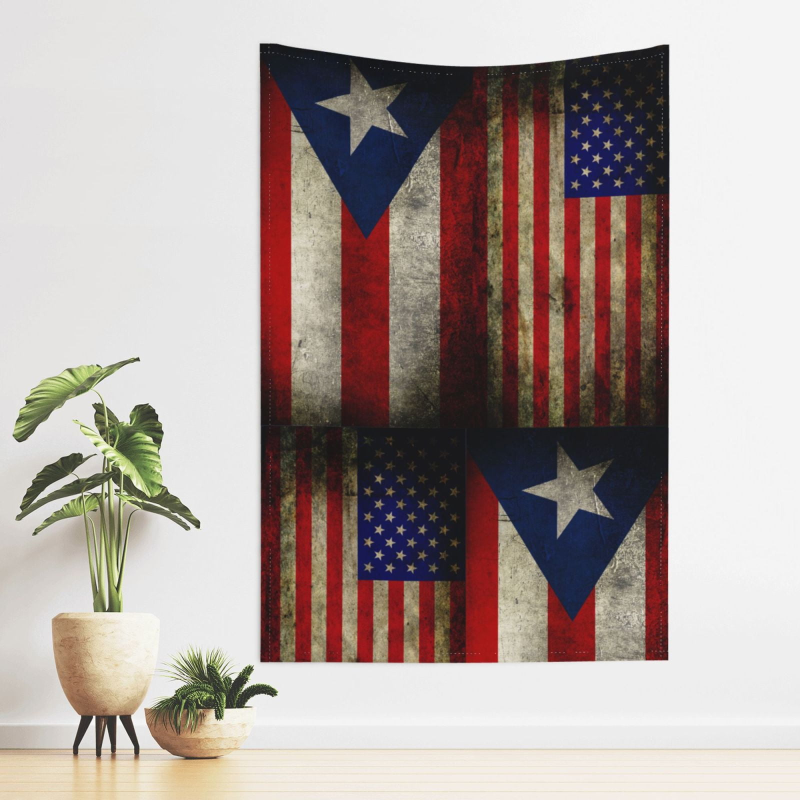 Tapestry America Puerto-Rico-Flag Tapestries For Bedroom Living Room ...