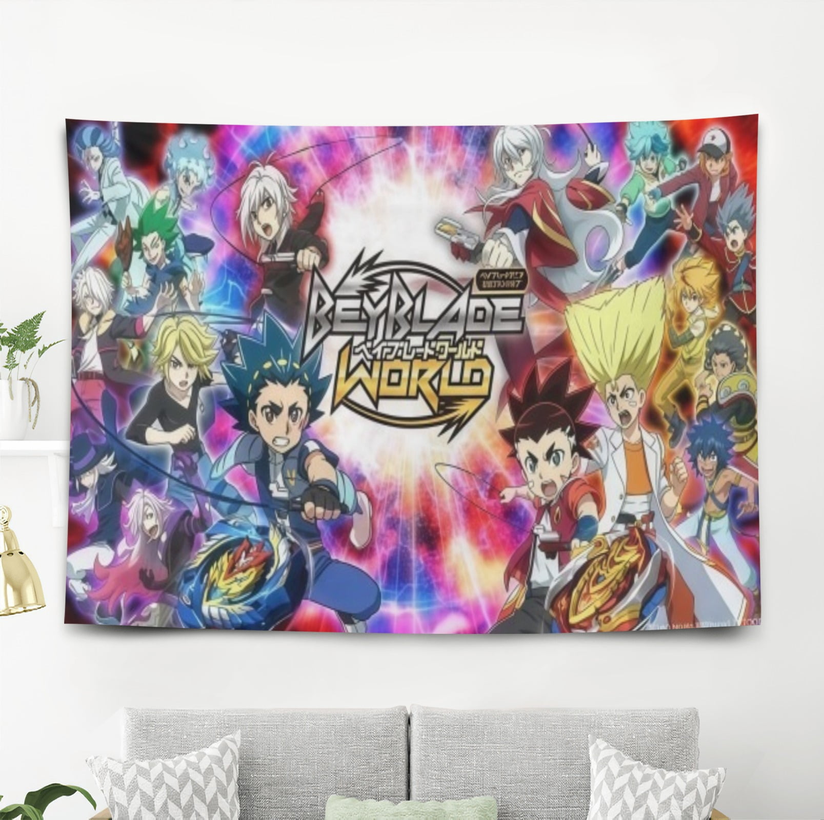 Tapestry for Beyblade Burst Wall Hanging Bedroom Dorm Wall Art ...