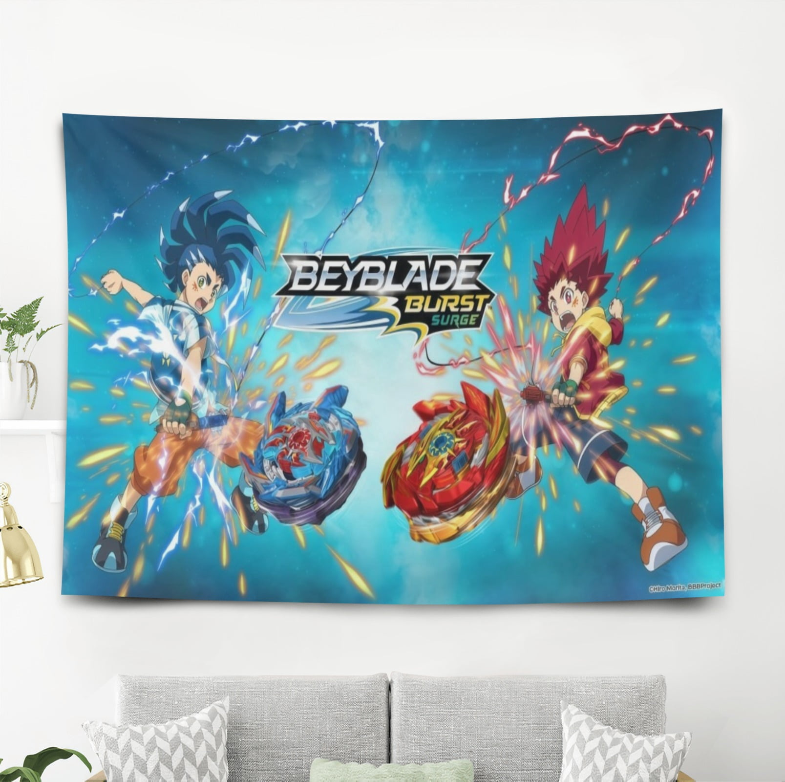 Tapestry for Beyblade Burst wall hanging Bedroom Dorm Wall Art Funny ...