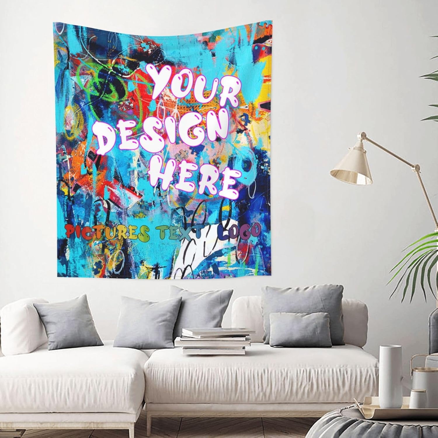 Tapestry Design Your Own ized Tapestry Banners With Your Text Logo ...