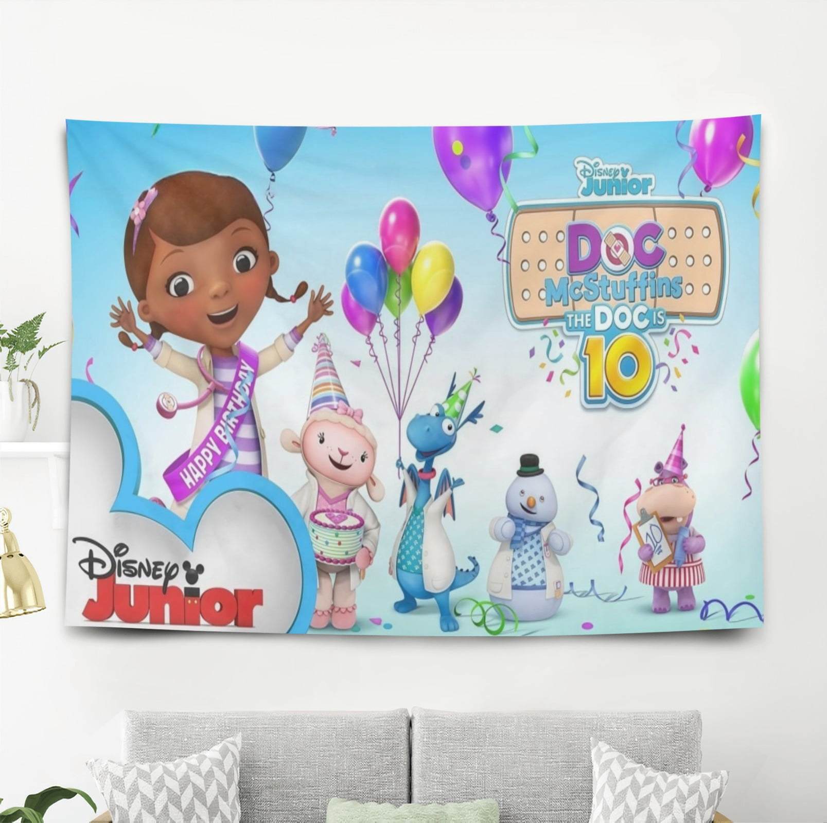 Tapestry for Doc Mcstuffins Bedroom Dorm wall hanging Funny Poster ...