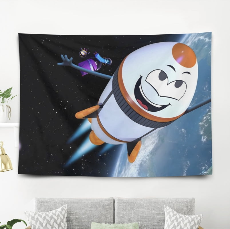 Tapestry For A StoryBots Space Adventure Cartoon College Dorm Living ...