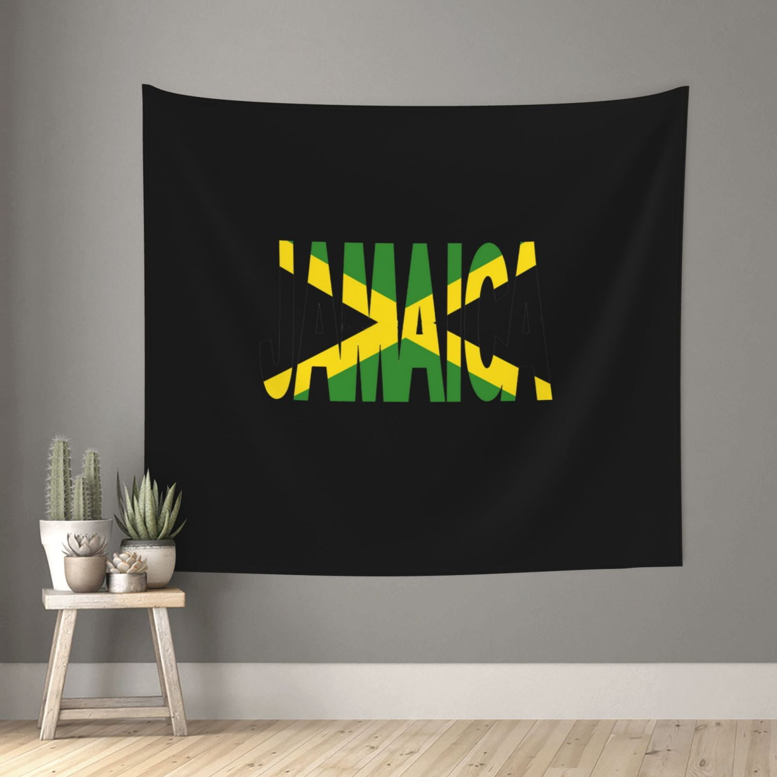 Tapestry Jamaican Logo Backdrop Tapestry Wall Haning For Bedroom Decor ...