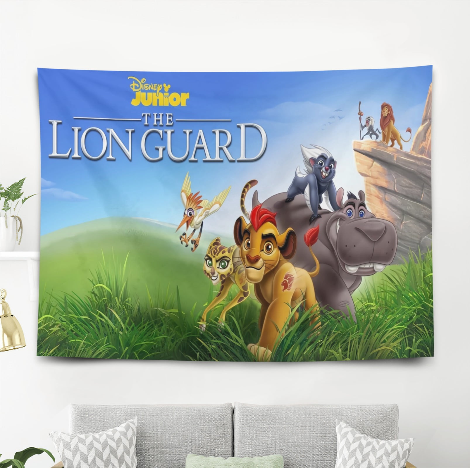 Tapestry for The Lion Guard wall hanging Bedroom Dorm Funny Backgrounds ...