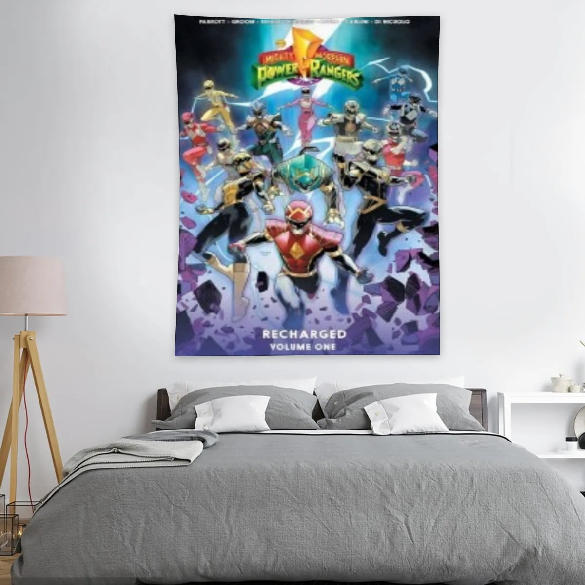 Tapestry for Mighty Morphin Power Rangers Bedroom Dorm wall hanging ...