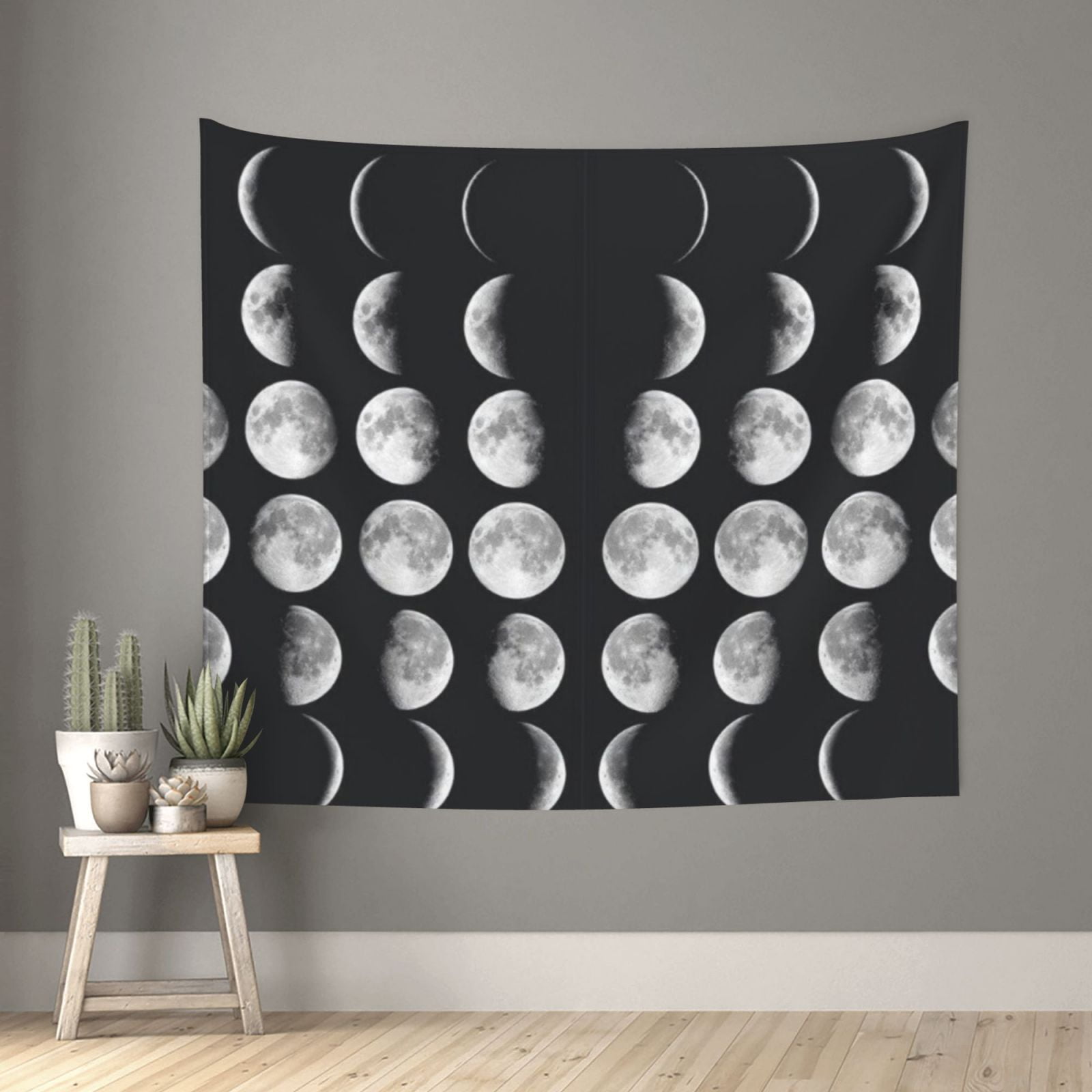 Tapestry Moon Phase Backdrop Tapestry Wall Haning For Bedroom Decor 60 ...