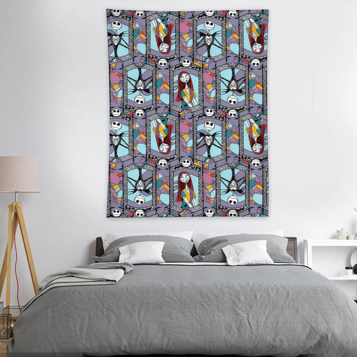 Tapestry for The Nightmare Before Christmas Wall Hanging Bedroom Dorm ...
