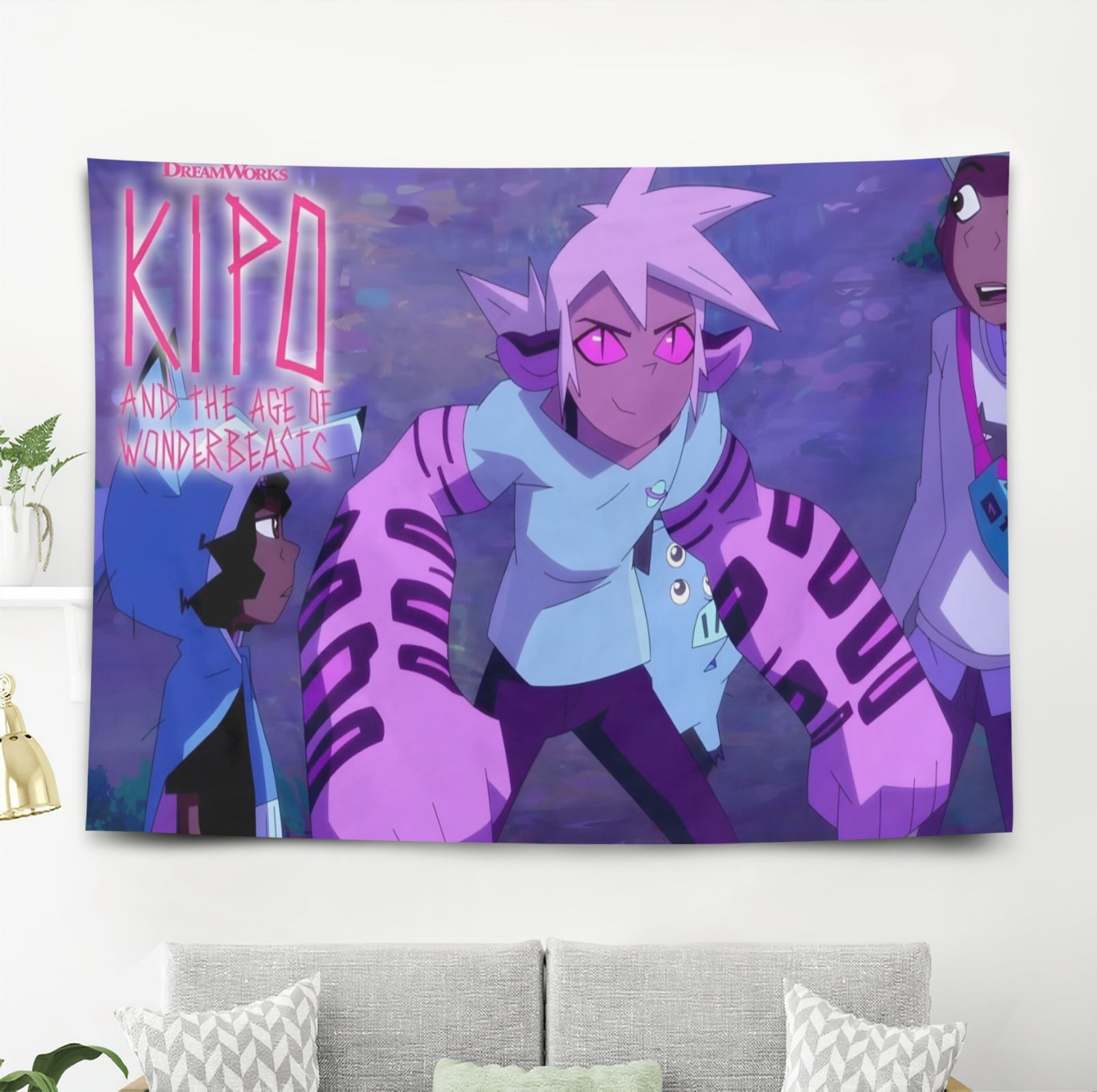 Tapestry Poster Kipo and the Age of Wonderbeasts Wall Hanging Art Decor ...