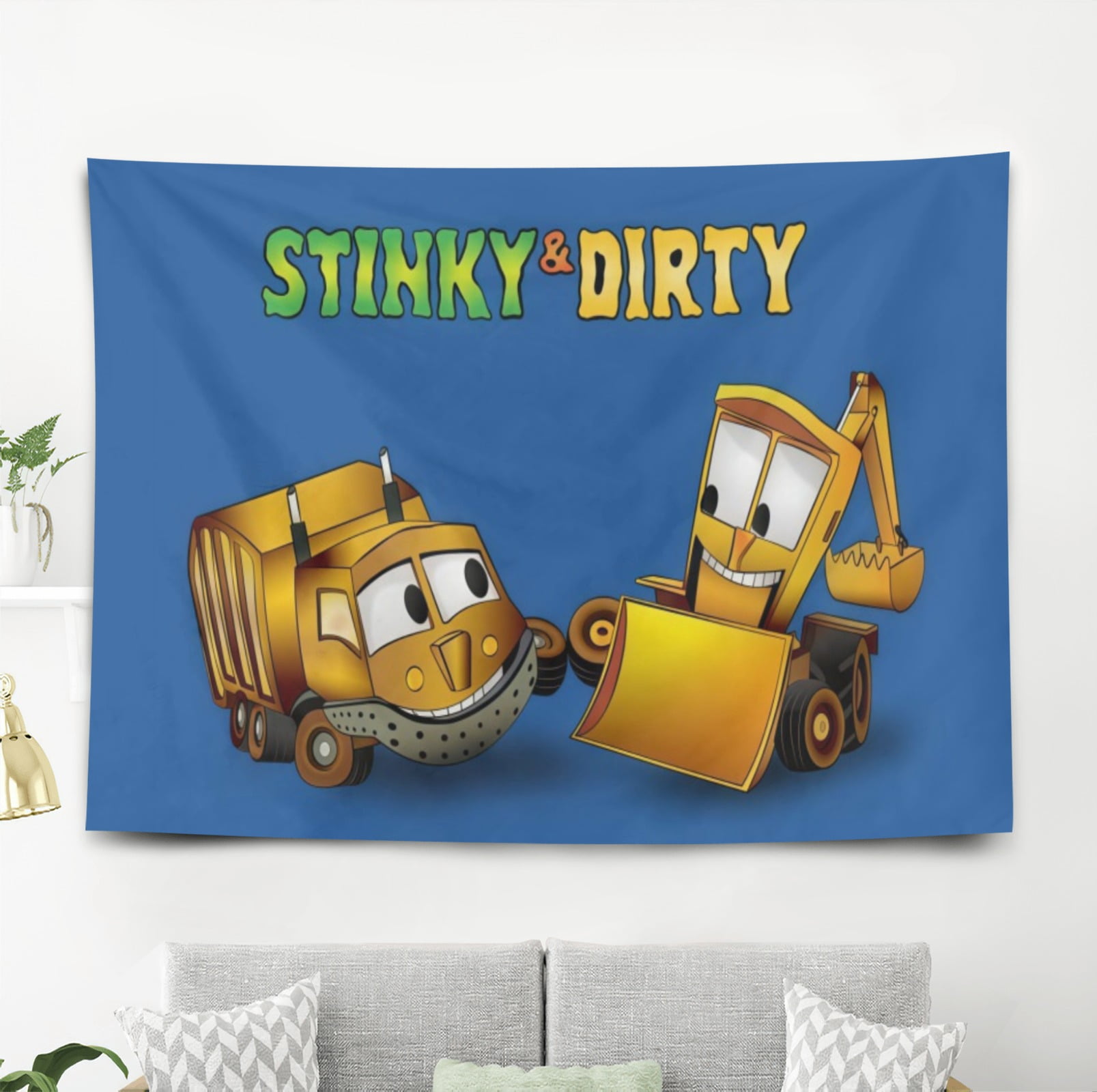 Tapestry for Stinky and Dirty wall hanging Bedroom Dorm Wall Art Funny ...