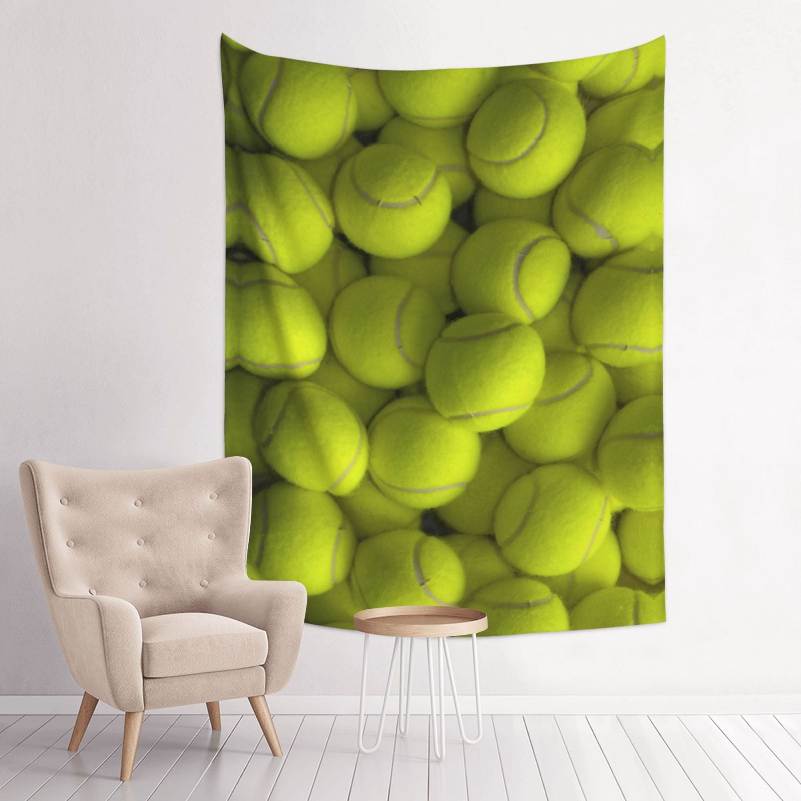Tapestry Tennis Balls Art Print Mural For Bedroom Living Room Home - 29 ...