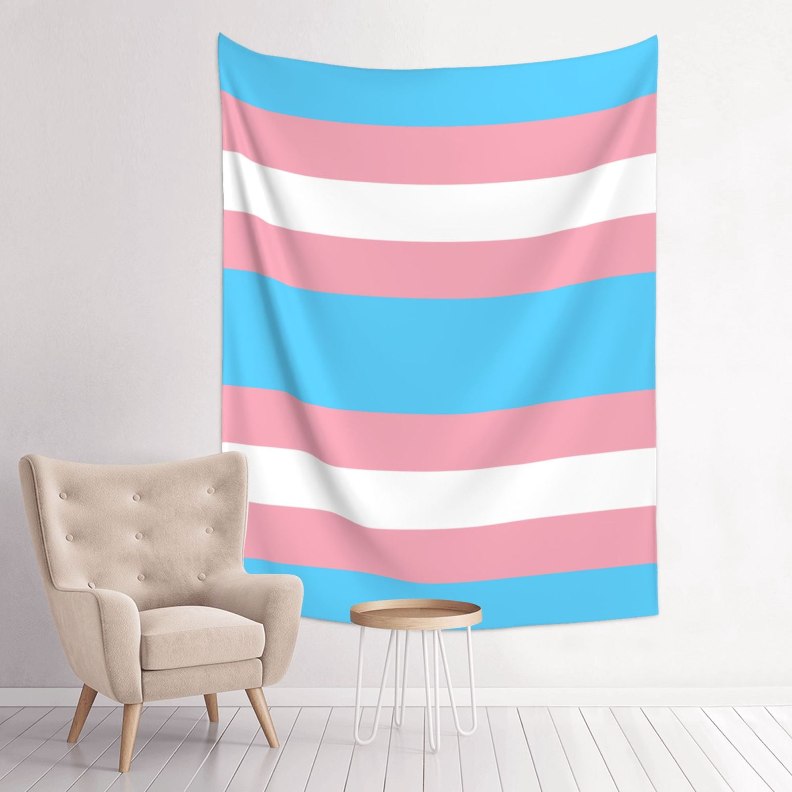 Tapestry Transgender Pride Flag Art Print Mural For Bedroom Living Room ...