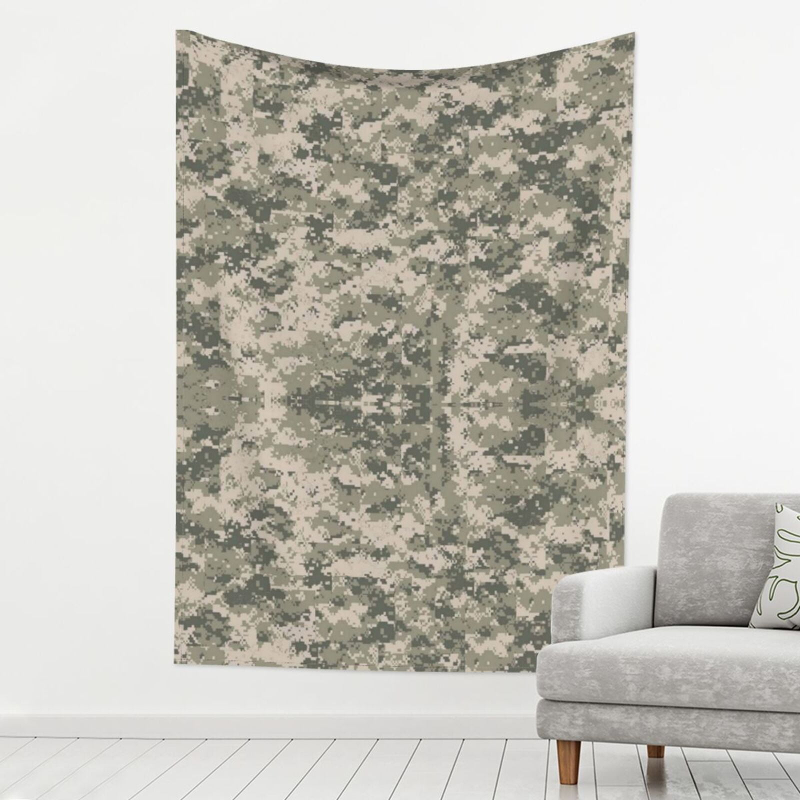 Tapestry Wall Hanging Army Pixel Camouflage Decoration Tapestry For ...
