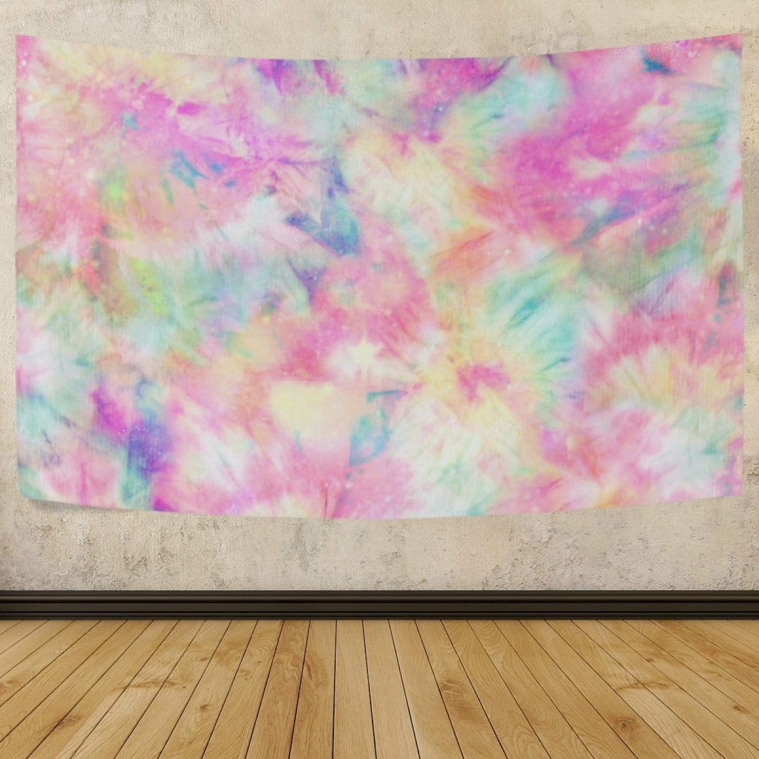 Tapestry Wall Hanging Colourful Tie Dye Print Tapestry Polyester ...