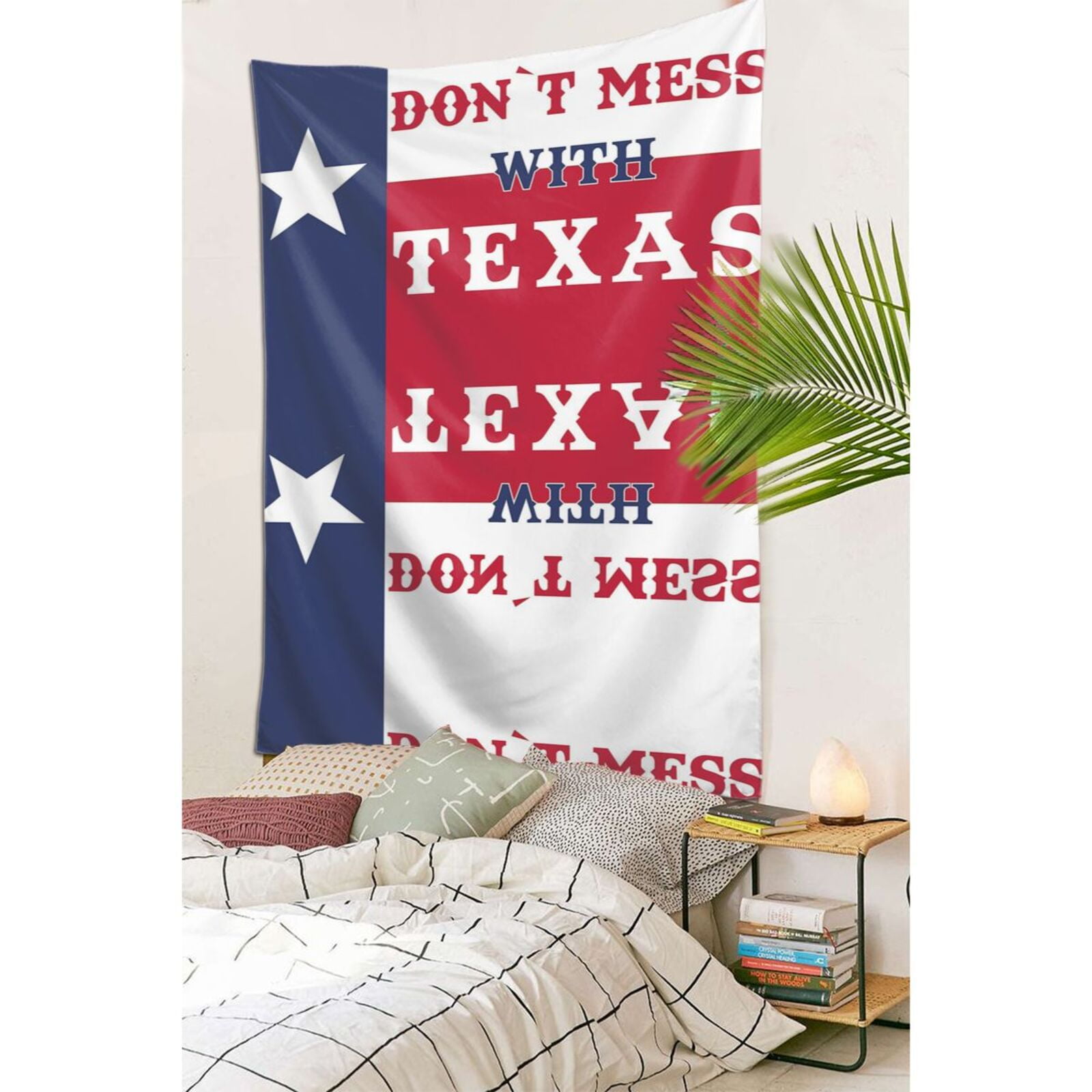 Tapestry Wall Hanging Don'T Mess With Texas Flag Wall Tapestry For Dorm ...