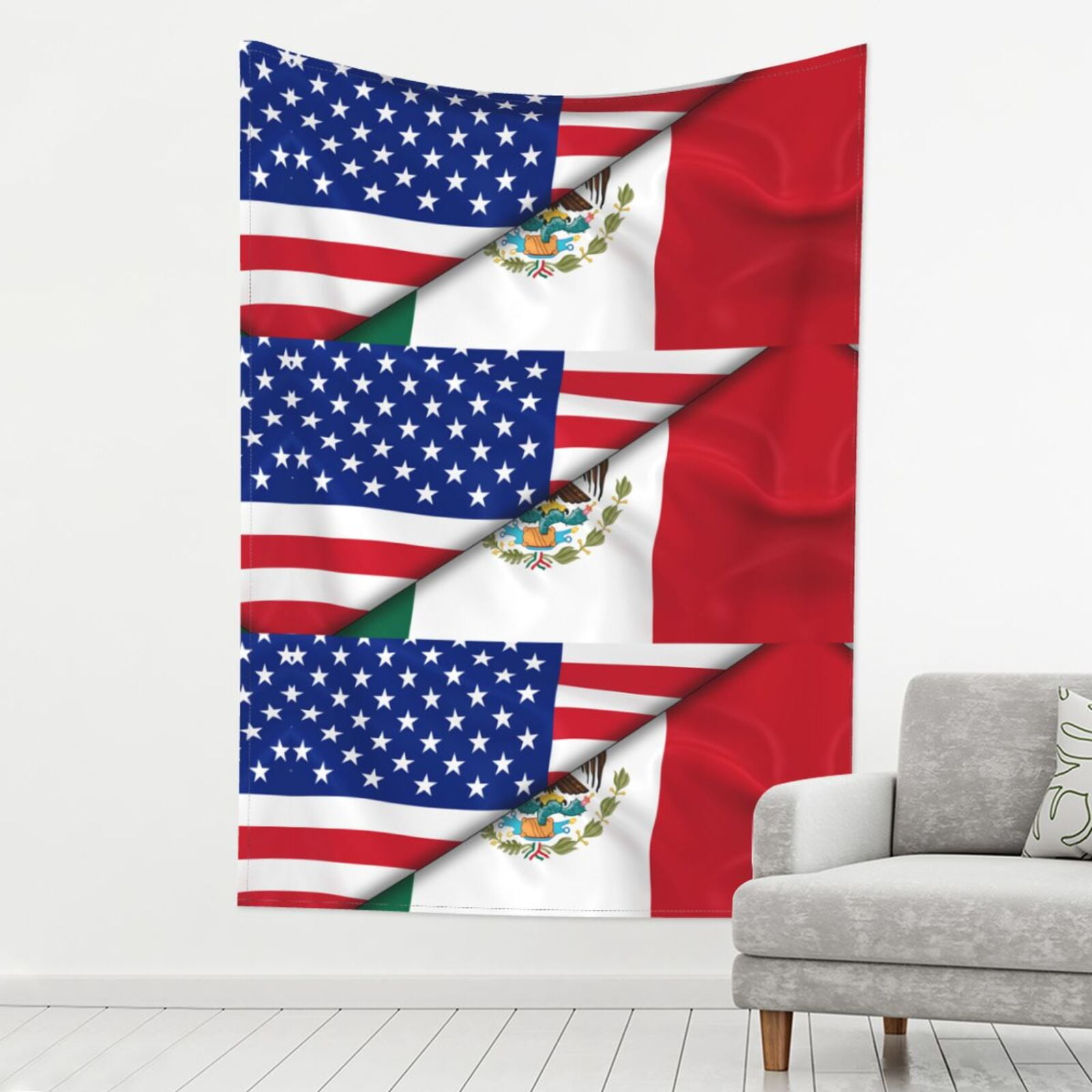Tapestry Wall Hanging Half Mexican Half America Decoration Tapestry For ...