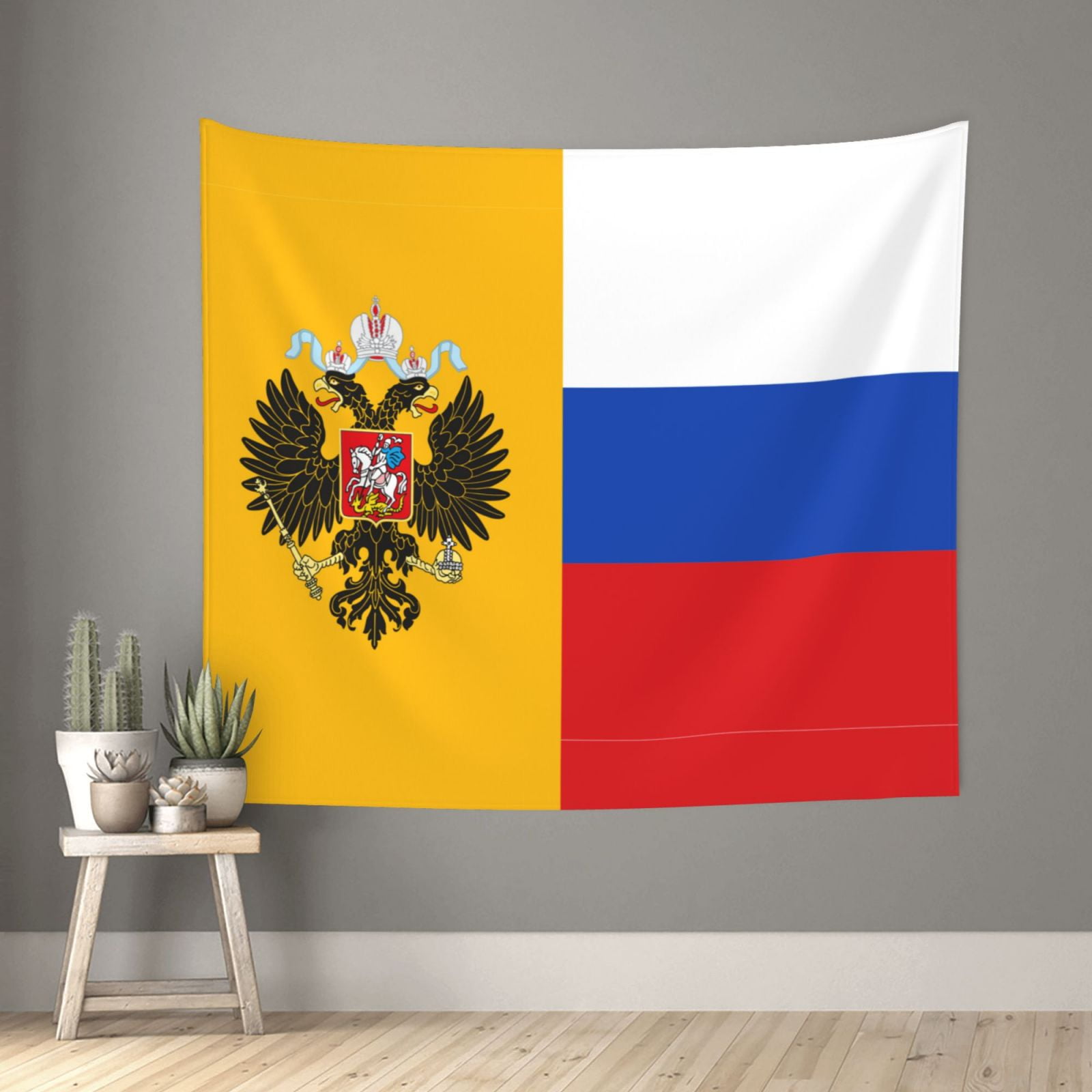 Tapestry Wall Hanging New Russian Flag Wall Poster Tapestries For Bedroom Living Room Office ...
