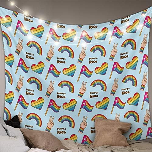 Tapestry Wall Hanging Orange and White Stripes Tapestries Aesthetic ...