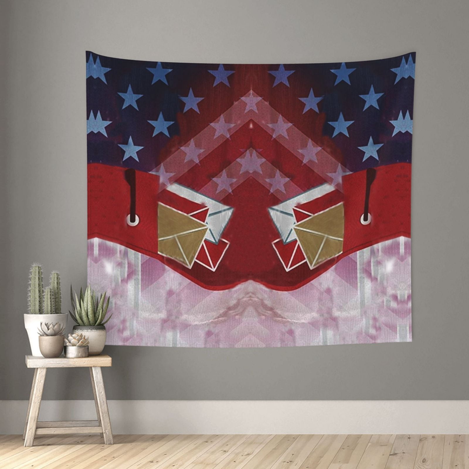 Tapestry Wall Hanging Postal Worker Us Flag Wall Poster Tapestries For ...