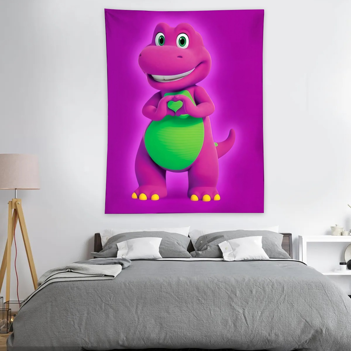 Tapestry for Barney and Friends Bedroom Dorm wall hanging Poster ...
