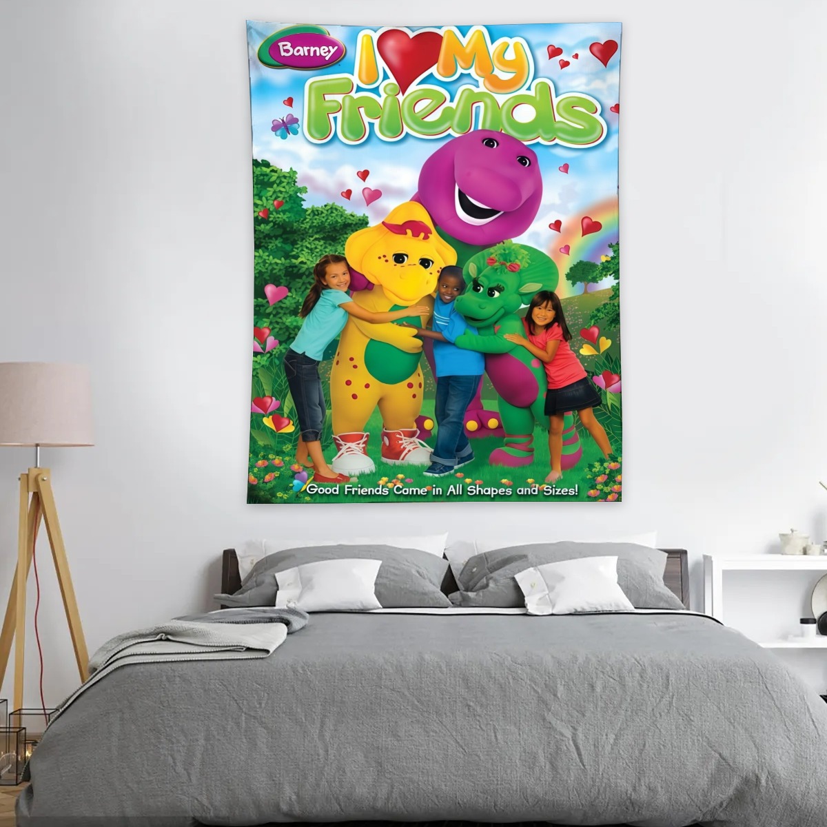 Tapestry for Barney and Friends wall hanging Bedroom Dorm Wall Art ...