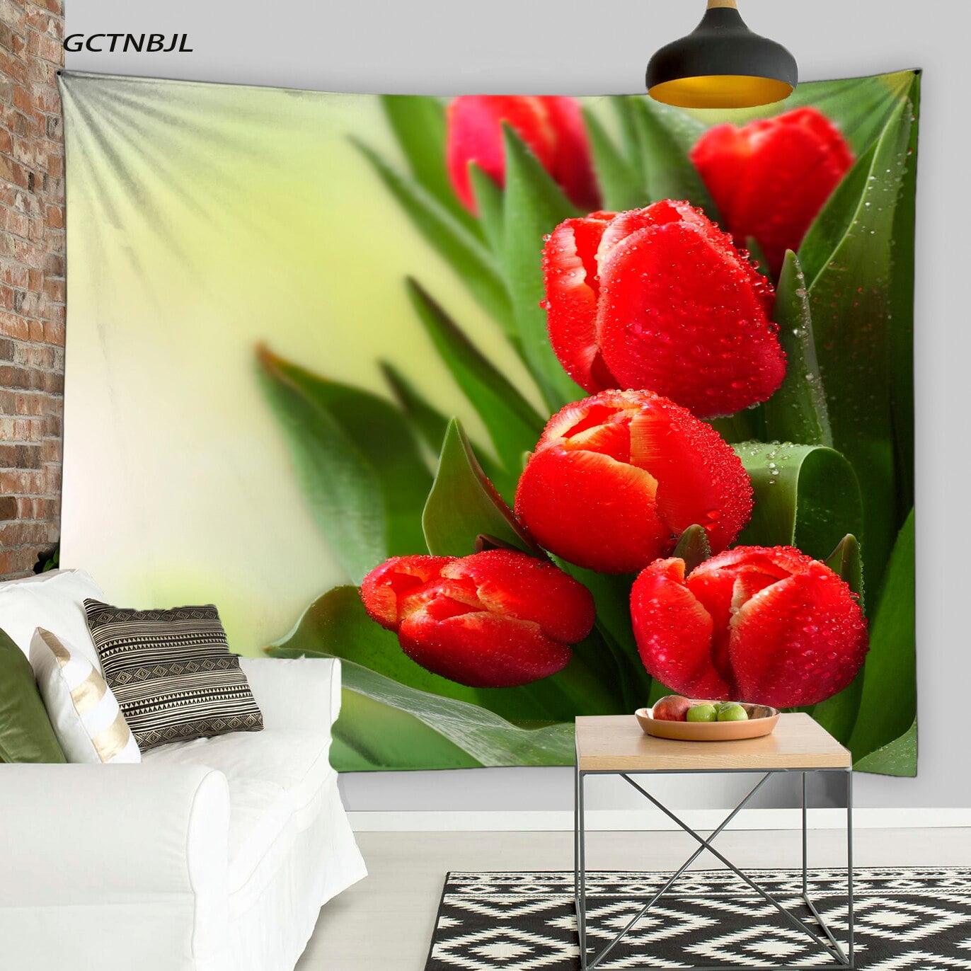 Tapestry for Bedroom Spring Tulip Tapestry Wall Hanging Backdrop ...