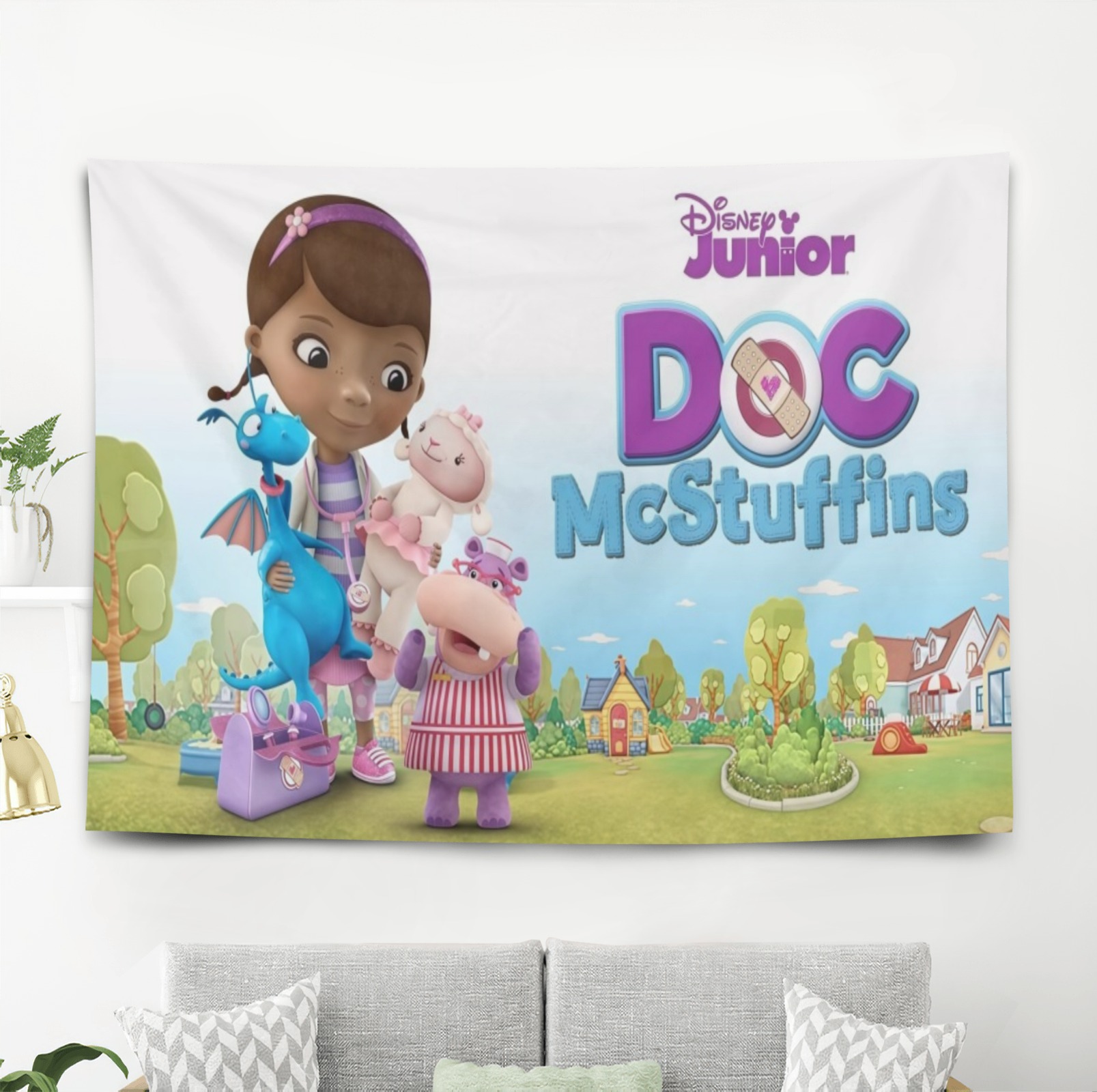 Tapestry for Doc Mcstuffins Bedroom Dorm wall hanging Poster ...